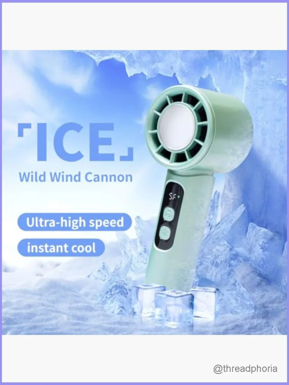 Other | Portable Handheld Fan With Turbo Motor 12h Battery Usbc | Poshmark